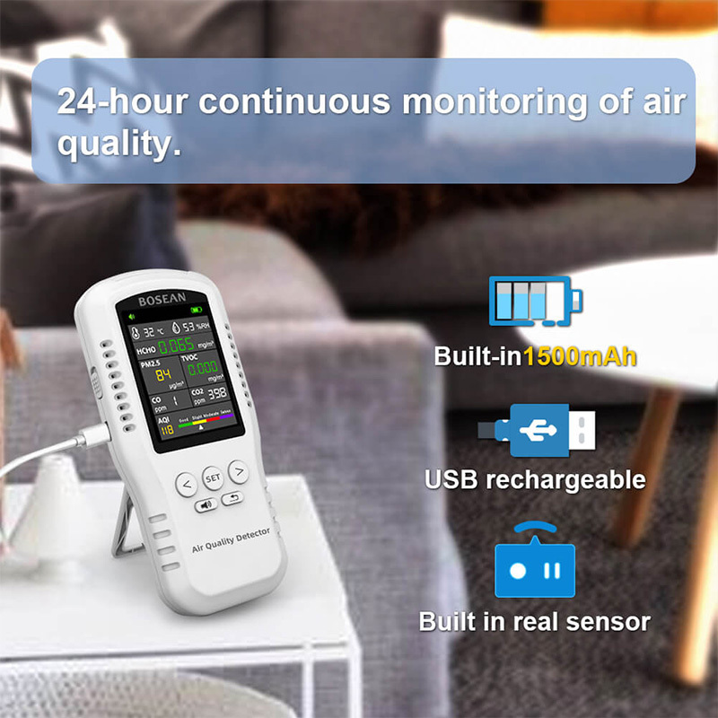 T-Z01 Air Quality Monitor – Portable Indoor Air Pollution Detector